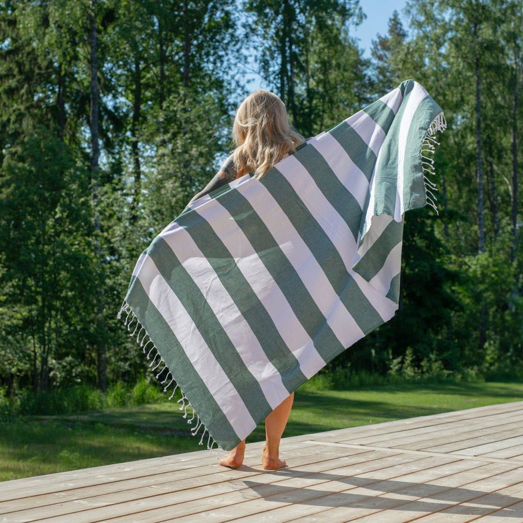 Rantaelämä Hamam-pyyhe - Kierrätys ja Ekologisuus | 100% Puuvilla ...