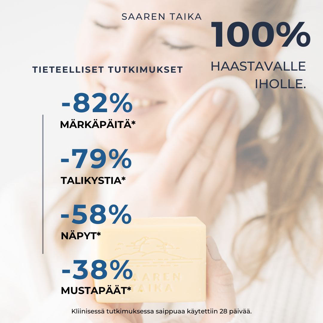Saippuat: Saaren Taika saippua puhdistaa ihoasi hellävaraisesti ...