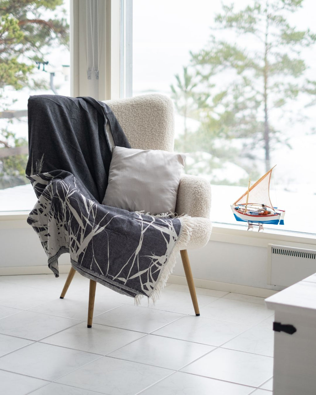 Kaislikko Viltti - Turkkilainen Puuvilla | 180x140cm 100% Puuvillaa ...